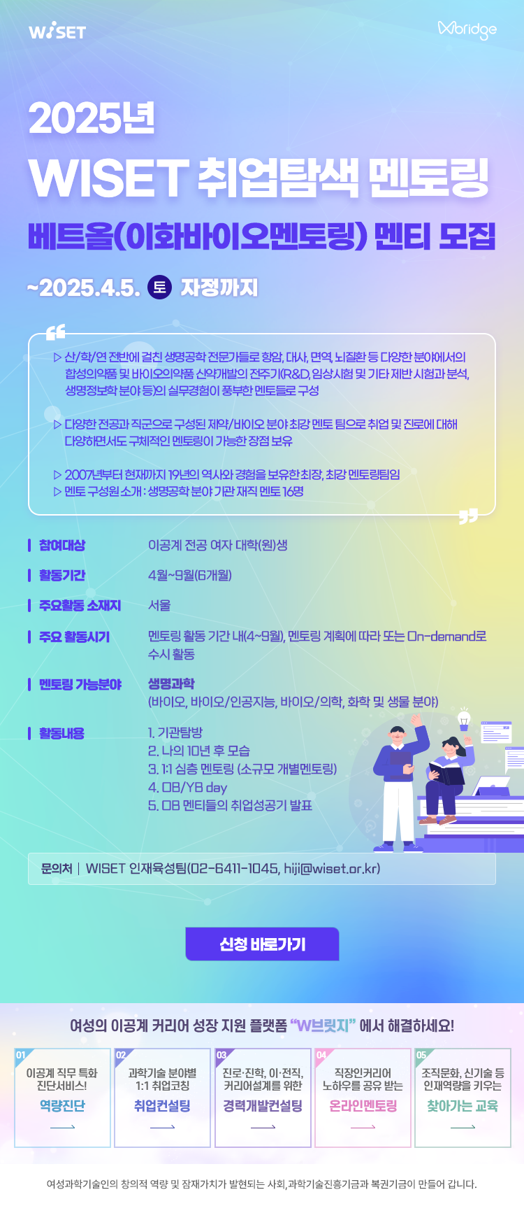 한국여성과학기술인육성재단 W브릿지